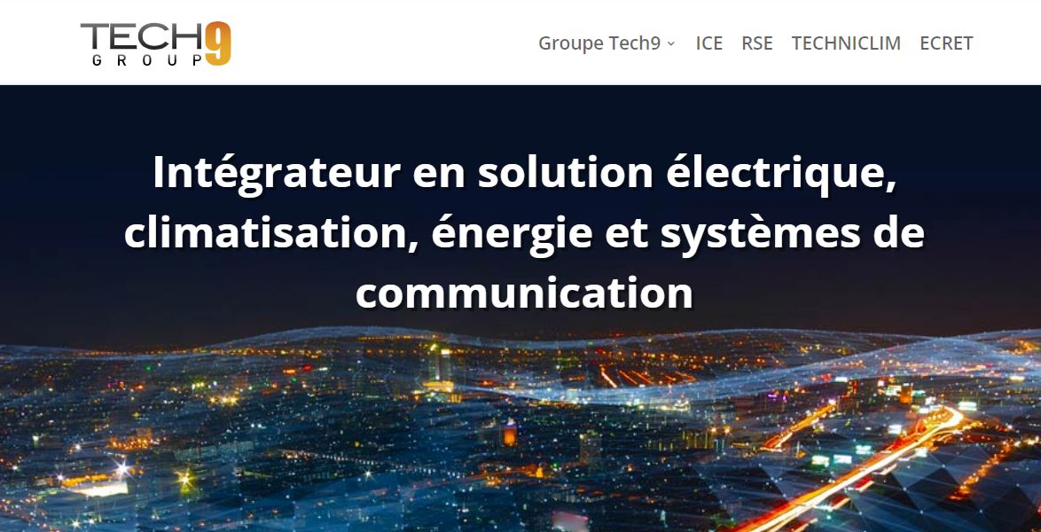 Accueil - Groupe Tech9